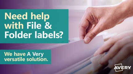 File & Folder Organisation Labels | Avery