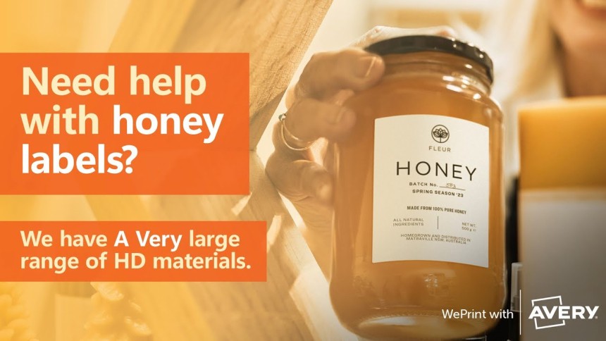 honey label examples