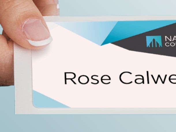 customisable name badges